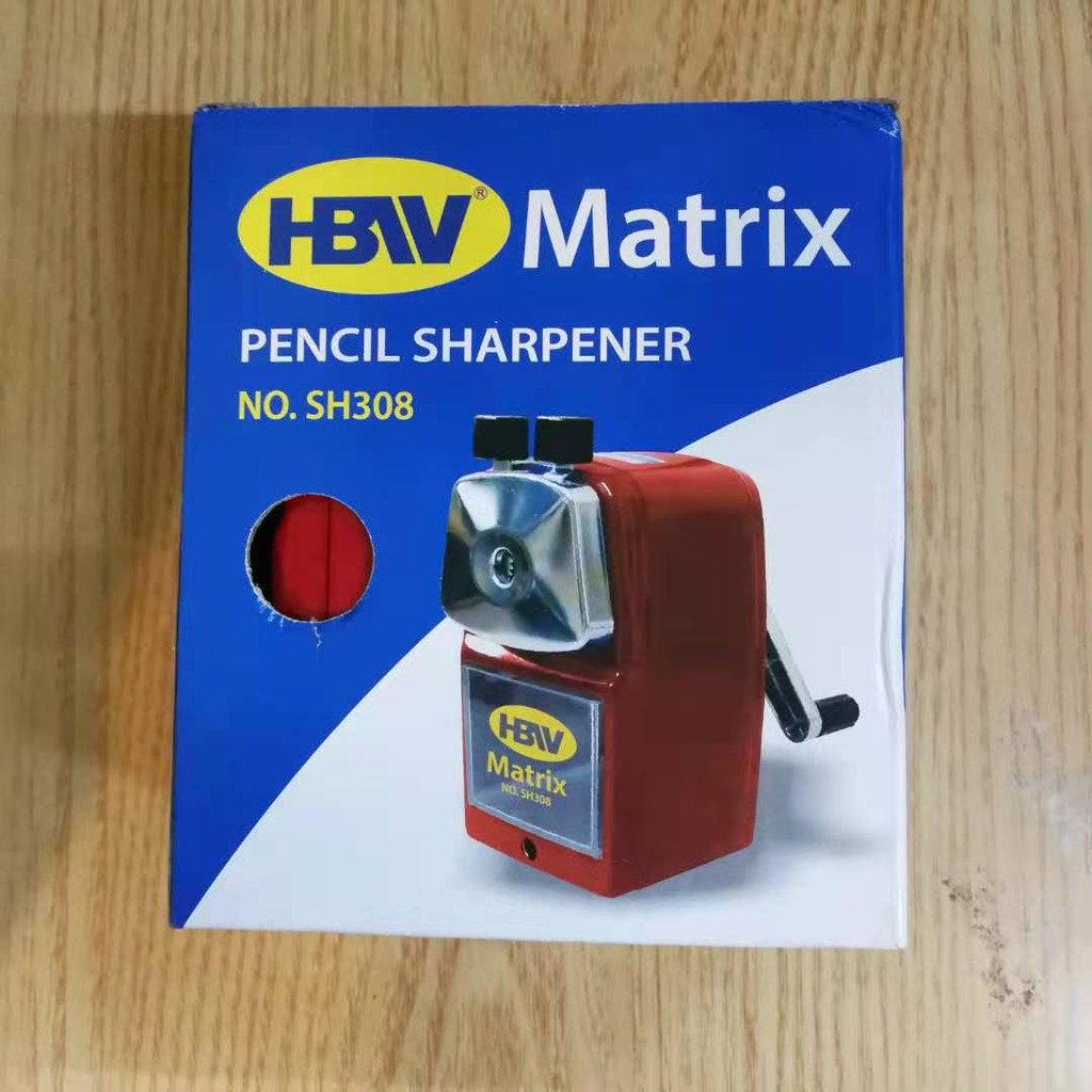 hbw matrix pencil sharpener / no.sh308 | Shopee Philippines