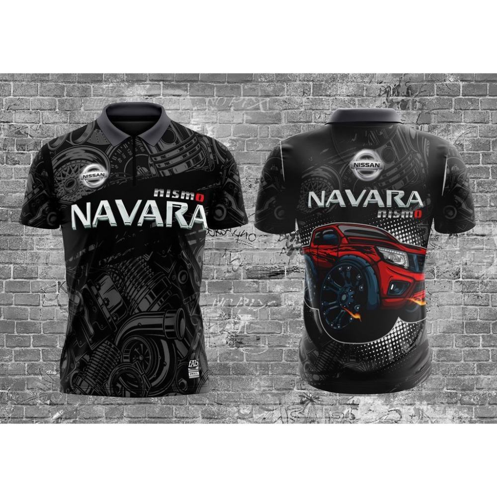 Nissan Navara Car Full Sublimation Polo Shirt with Collar | Shopee ...