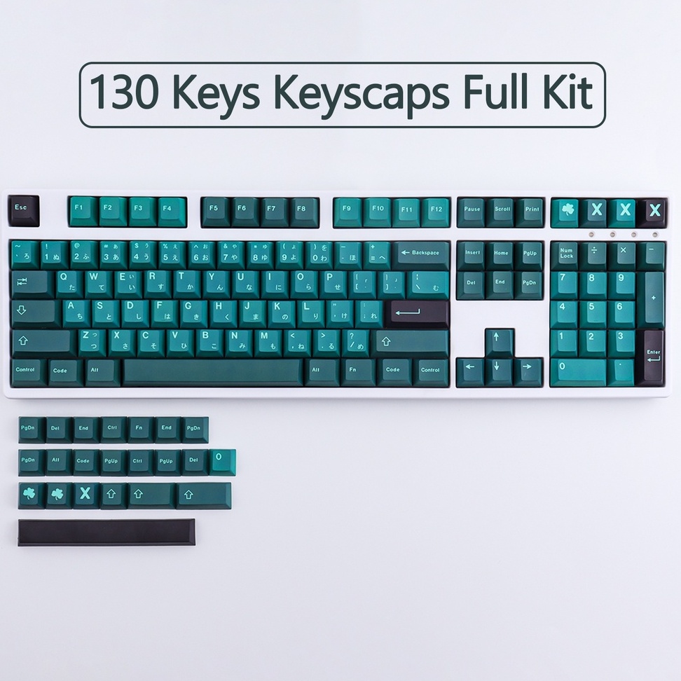 GMK Evil spirit PBT Keycap, 130 Keys keycaps Cherry Profile DYE-SUB ...