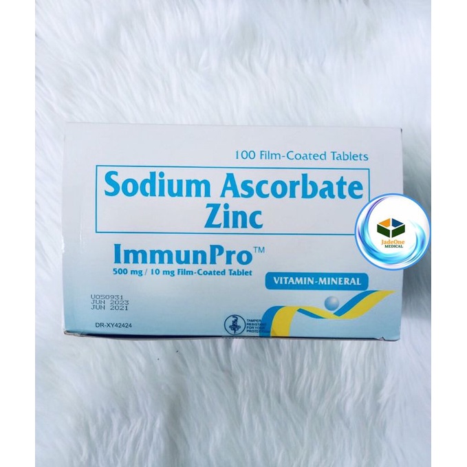 ImmunoPro Sodium Ascorbate +Zinc (100 Tablets/Box ) | Shopee Philippines