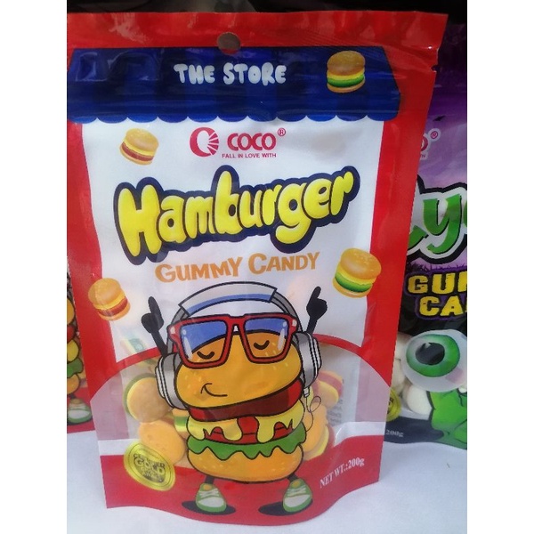 Coco Hamburger and Eyeball Gummy Candies | Shopee Philippines