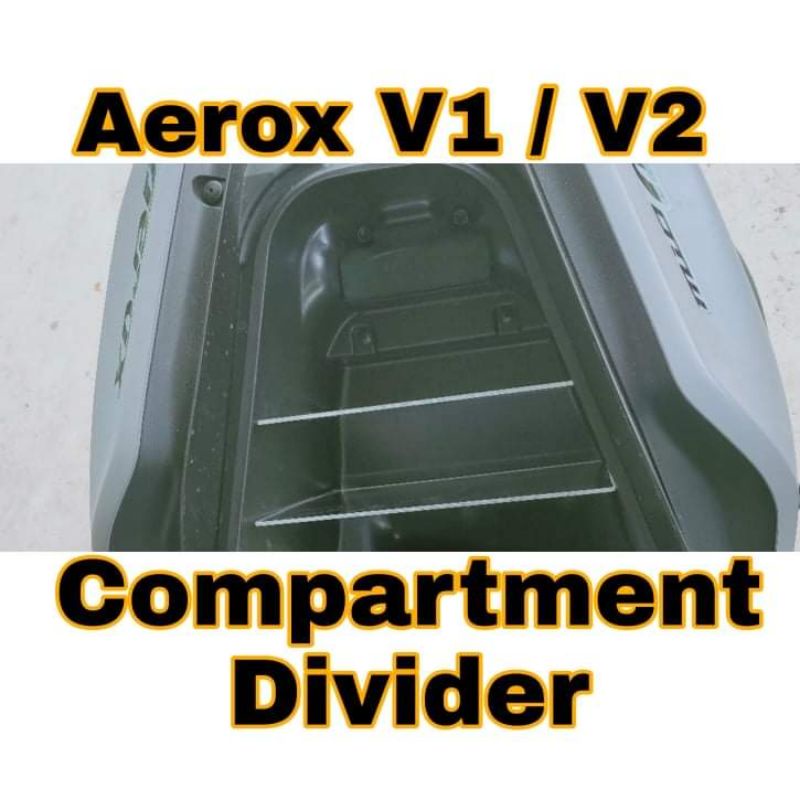 Aerox 155 v1/v2 Acrylic Ubox Compartment Divider | Shopee Philippines