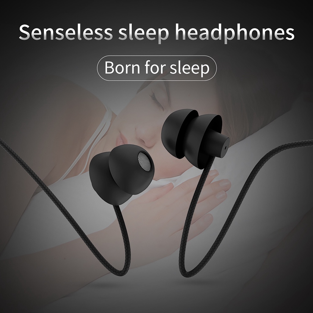 【2021 Sleep Earphone】Winss M2 3.5mm Hifi&Bass new earphones soft ...