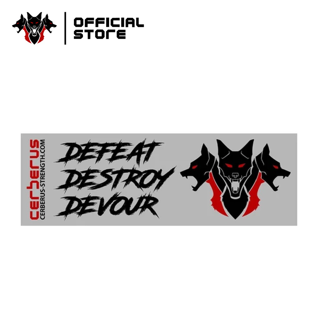 Defeat DESTROY DEVOUR V2 Banner - Cerberus Strength Thailand | Shopee ...