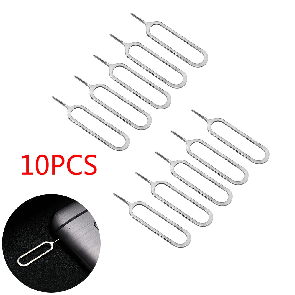 10Pcs/LOT Sim Card Tray Remover Eject Ejector Pin Key Tool | Shopee ...