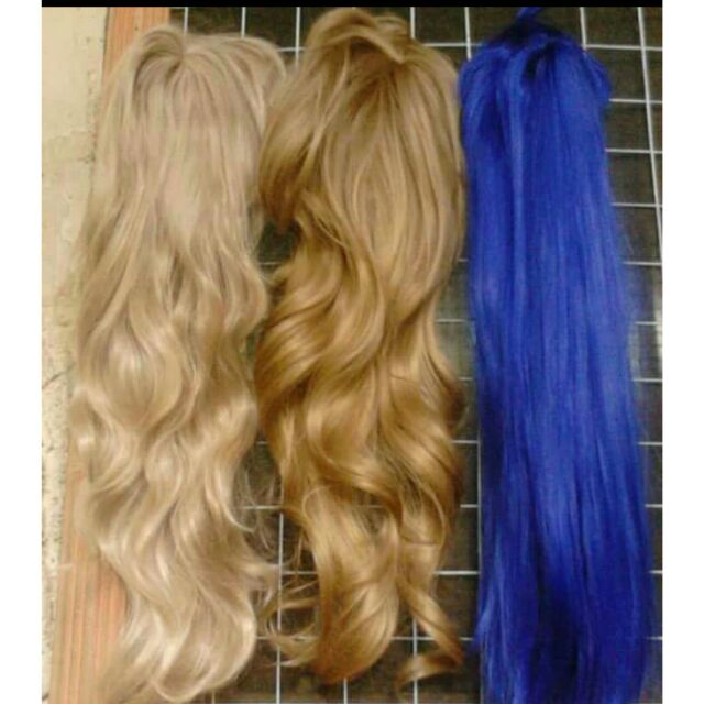 Blonde curl wavy wig Blonde curl wavy wig wig mall quality wigs onhand ...