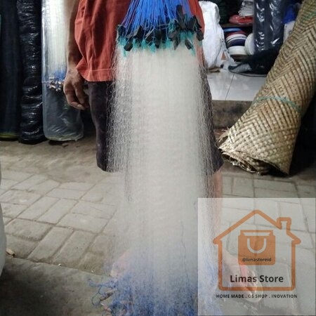 Ready-to-Use Fishing Net Height 1 meter Length 10 meters String 0.5 ...