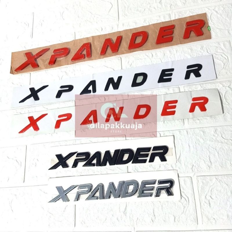 MESIN Xpander Engine Hood Emblem Engine Hood Xpander Logo Chrome ...