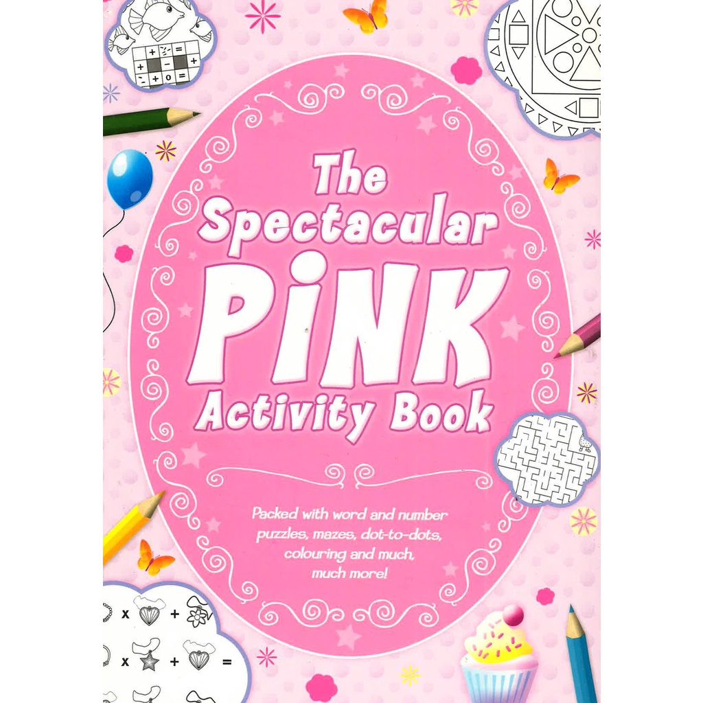 The Spectacular Pink Activity Book (Big Bad Wolf) | Shopee Philippines