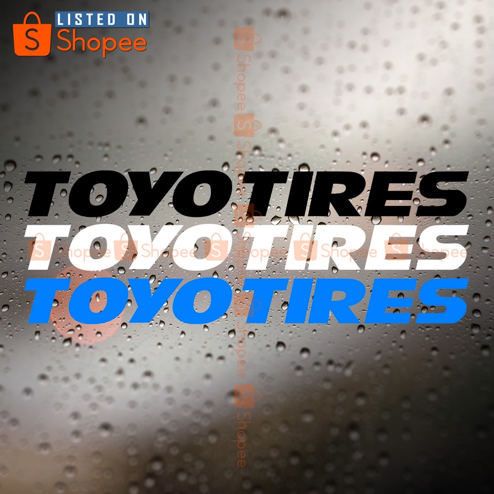 2X Toyo Tires Stickers Stripes | Decals | Vinyl Weather Proof | 8 ...