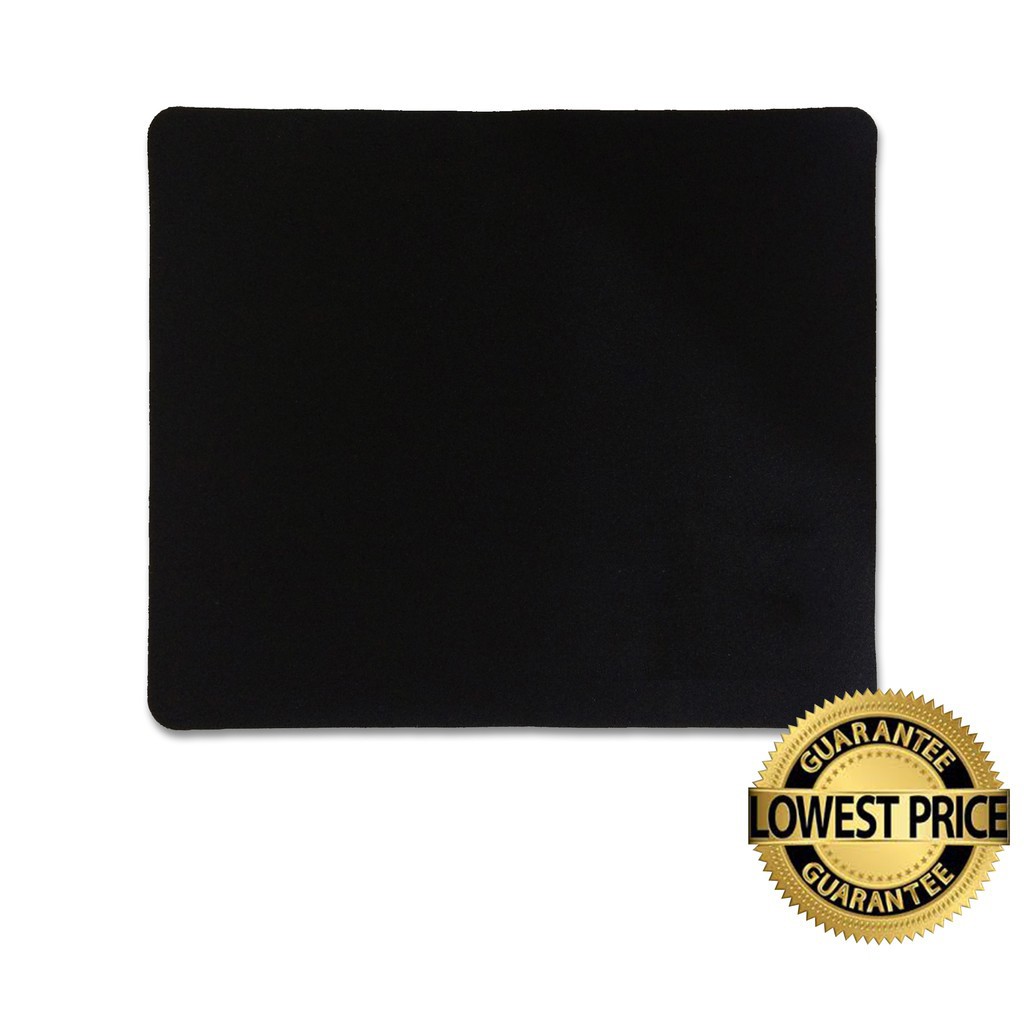 Black without pattern 22cm X 18cm Gaming Mouse Pad | Shopee Philippines
