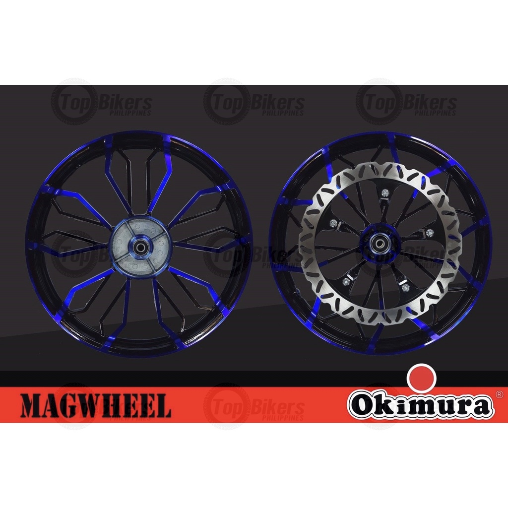 Okimura OKM MW-015 Mags Honda Wave 100, Wave 110, Wave 125 140/160 x 17 ...