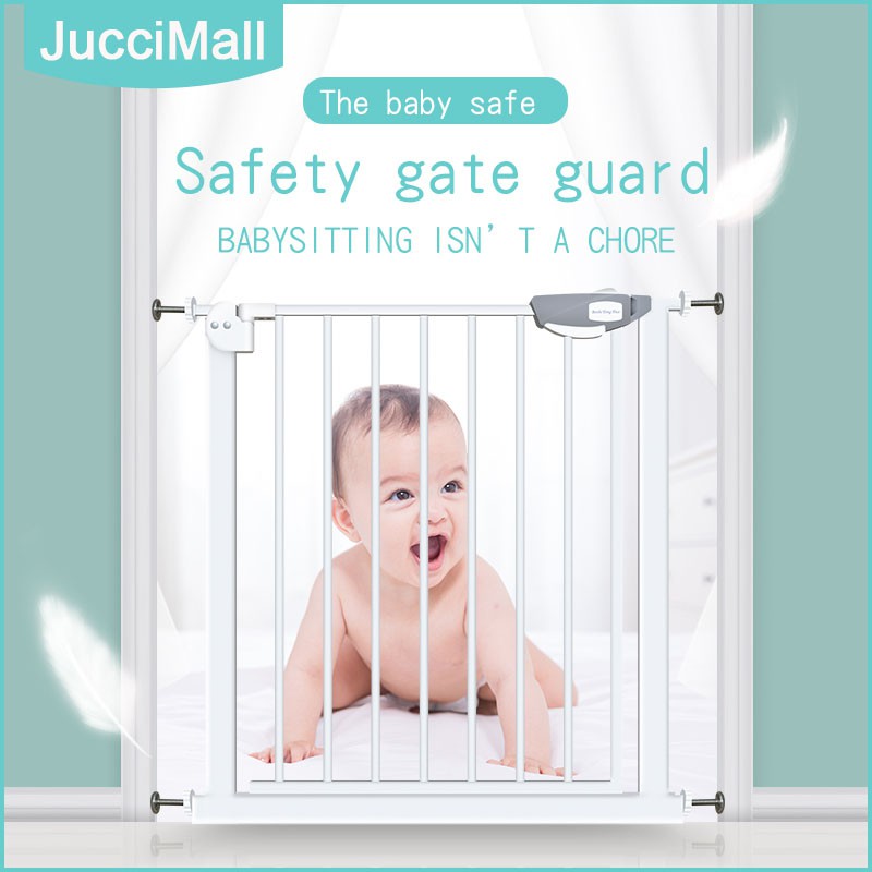 Adjustable Baby Safety Door Gate Pet Dog Cat Fence Stair Door Guard ...
