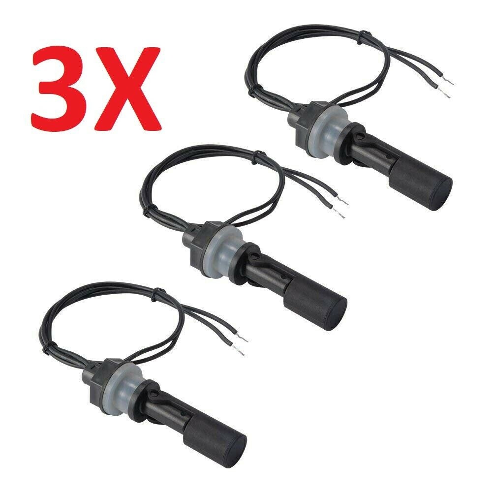 3x Horizontal Water Level Sensor Sensing Liquid Float Switch Tank Pool ...