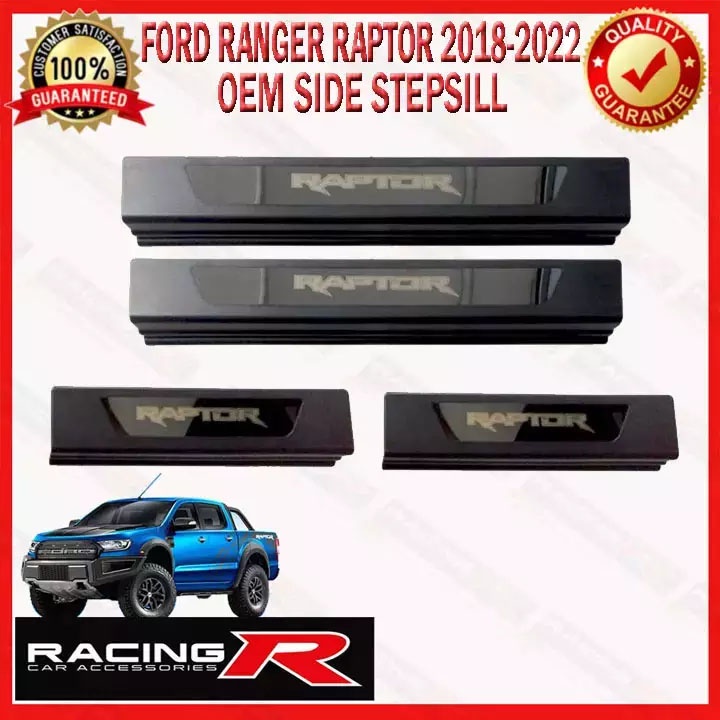 Ford Ranger RAPTOR 2019 to 2022 OEM Side Stepsill /Side Door Protector ...