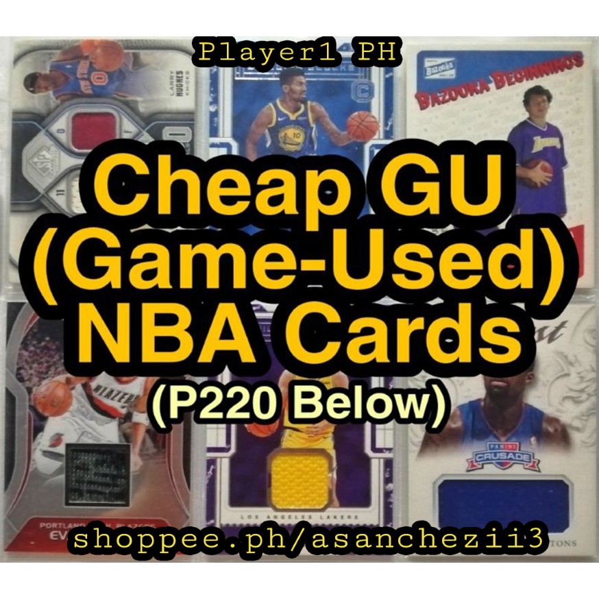 Assorted GU NBA Cards (Part 4)(220 Below)(Check Variations)(Restock ...