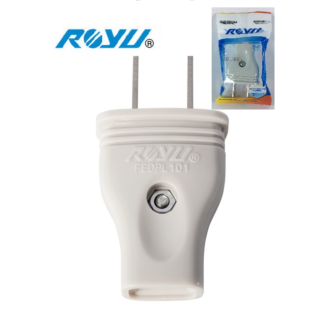Royu Regular Plug 10A (REDPL101) | Shopee Philippines