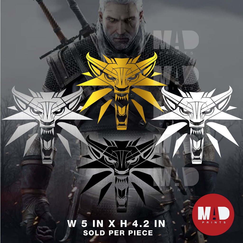 Witcher Medallion Vinyl Decal Sticker | Shopee Philippines