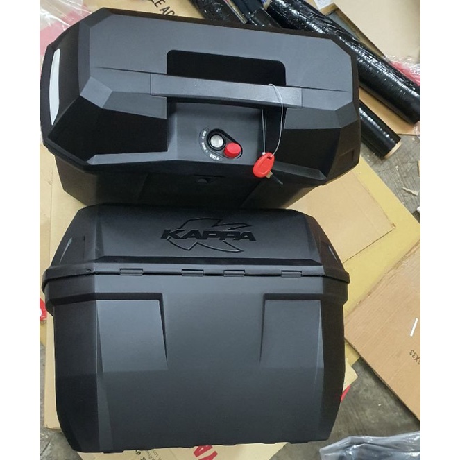 SIDE BOX KAPPA SET K230N BLACK 23 LITRE MONOKEY + UNIVERSAL SIDE BOX ...