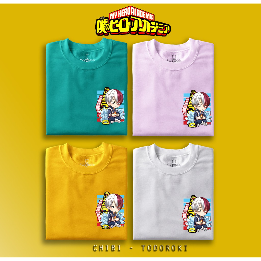 ANIME - HERO ACADEMIA - TODOROKI(UNISEX) (COTTON) (REGULAR FIT ...