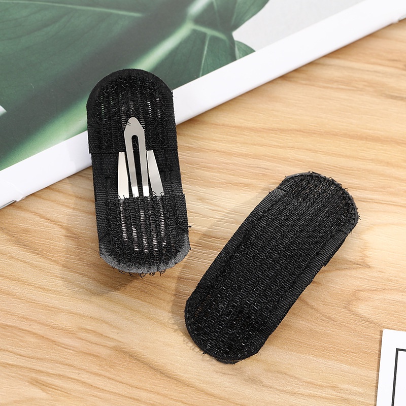 2 Pieces/Bag Velcro Hair Pad Fluffy BB Hair Clip for Women Sponge Pad ...