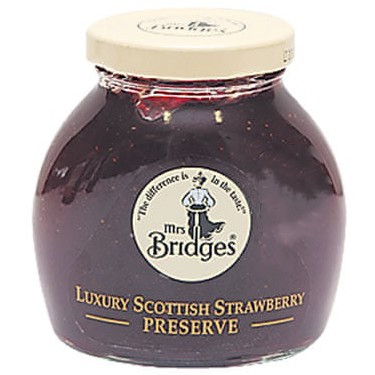 Mrs Bridges Luxury Scottish Strawberry Preserve / Jam 340g 12oz Vegan ...