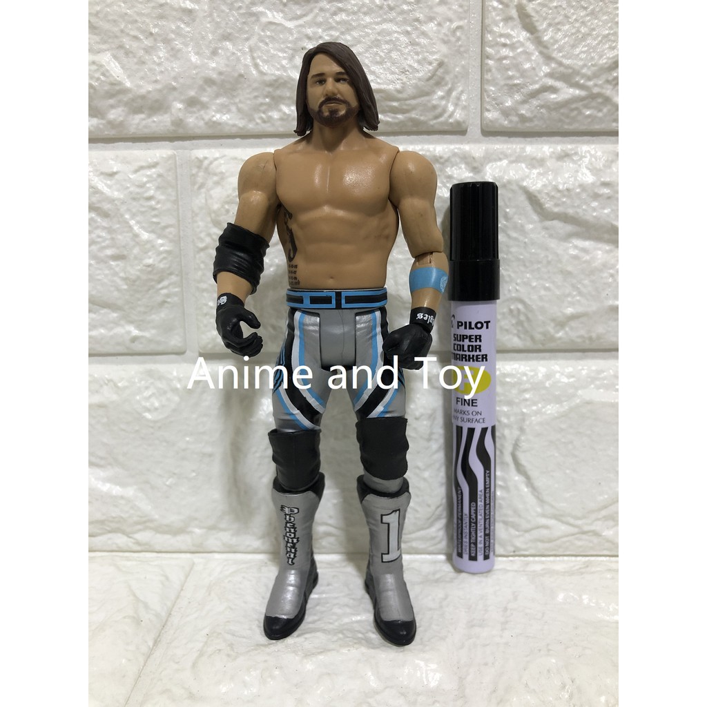 WWE Kane,Batista,Aj Style,Stone Cold,Tensai,Kurt Angle,Mankind Mattel Basic Action Figure ...