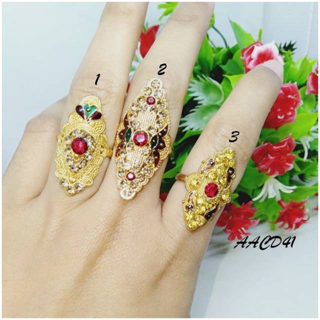 MATA Dubai Rings / Indian Eye Rings | Shopee Philippines
