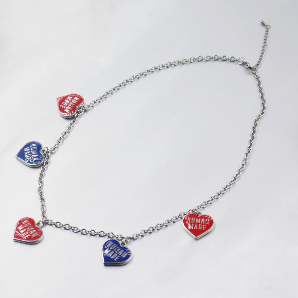 Fujiwara Hiroshi NIGO x Human made Joint Cooperation Necklace Red Blue ...