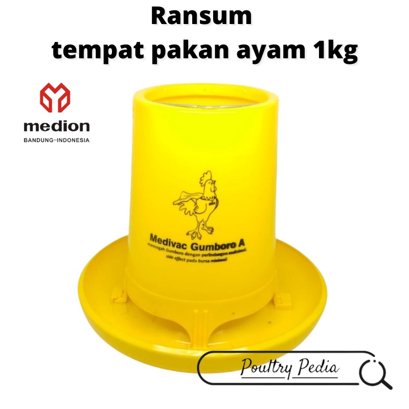 Medion 1 Kg Chicken Feed Place / 1 Kg Chicken Ration Place | Shopee ...