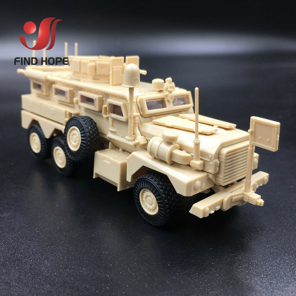 ☽1/72 Us Army Cougar 6x6 Mrap Vehicle American Modern Military Assembly ...