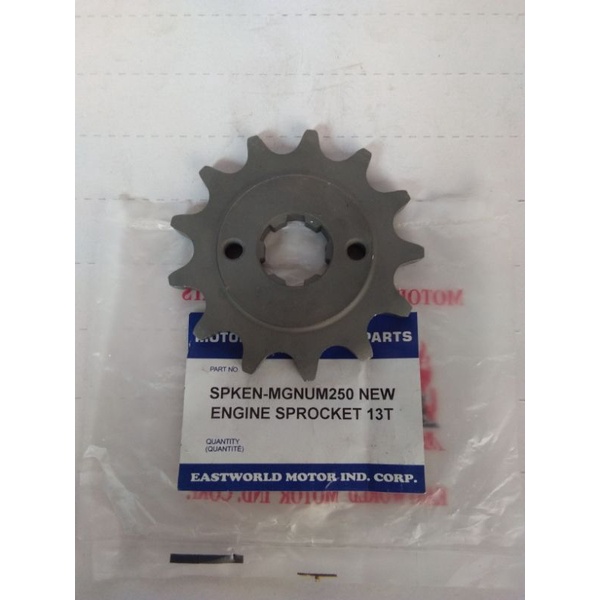 MAGNUM250NEW ENGINE SPROCKET 13T (MOTORSTAR) | Shopee Philippines