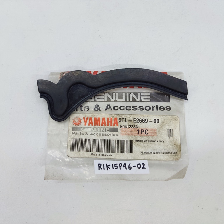 MESIN Damper AIR SHROUD 4, MIO FINO SOUL Engine COVER Rubber ORIGINAL ...