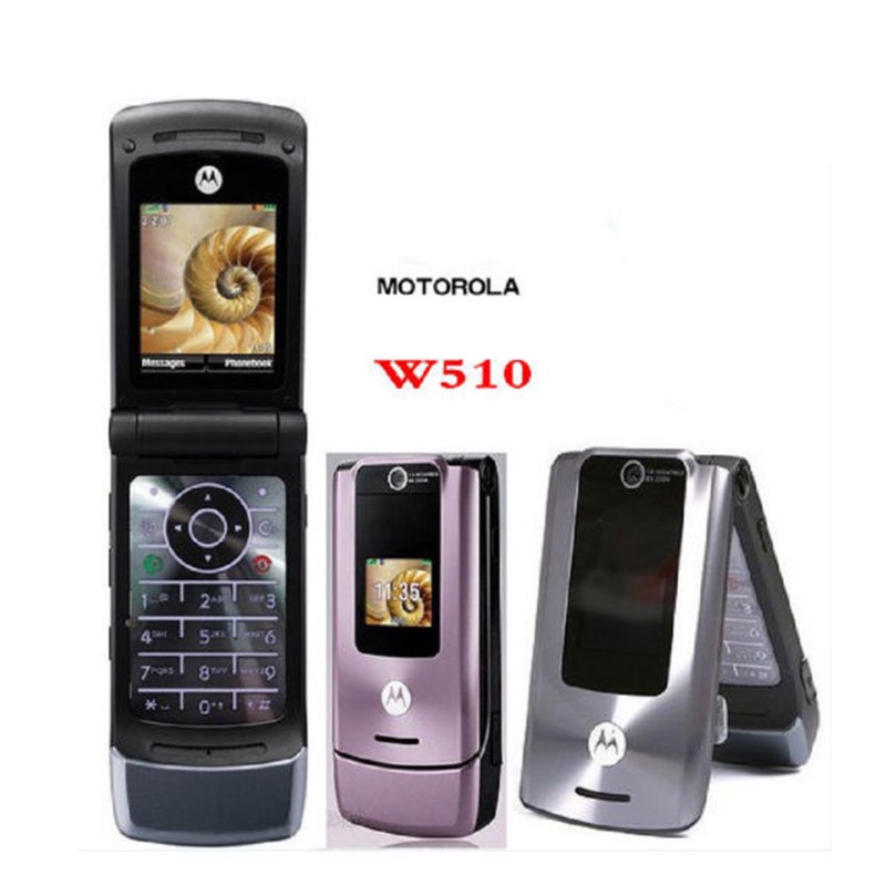 Motorola W510 Flip Classic Mobile Phone Original Full Set | Shopee ...
