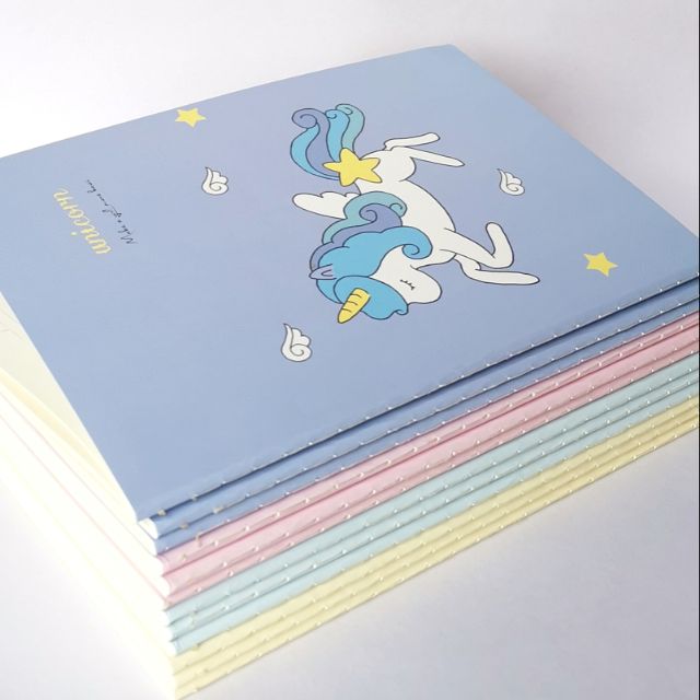 Unicorn A5 single line book Unicorn single line Exercise book | Shopee ...