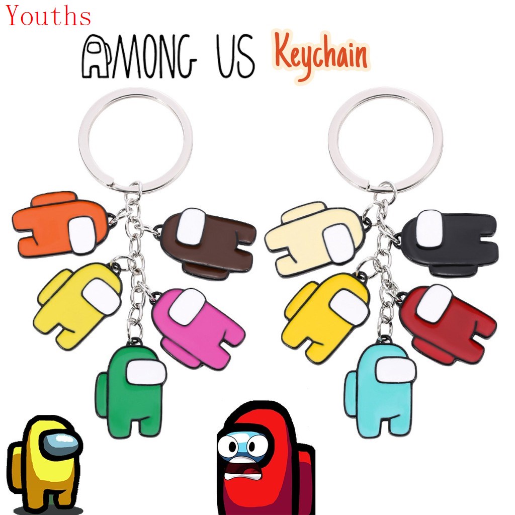 Ready Stock Among Us Keychain Toy Keychain Murah Among Us Keychain ...