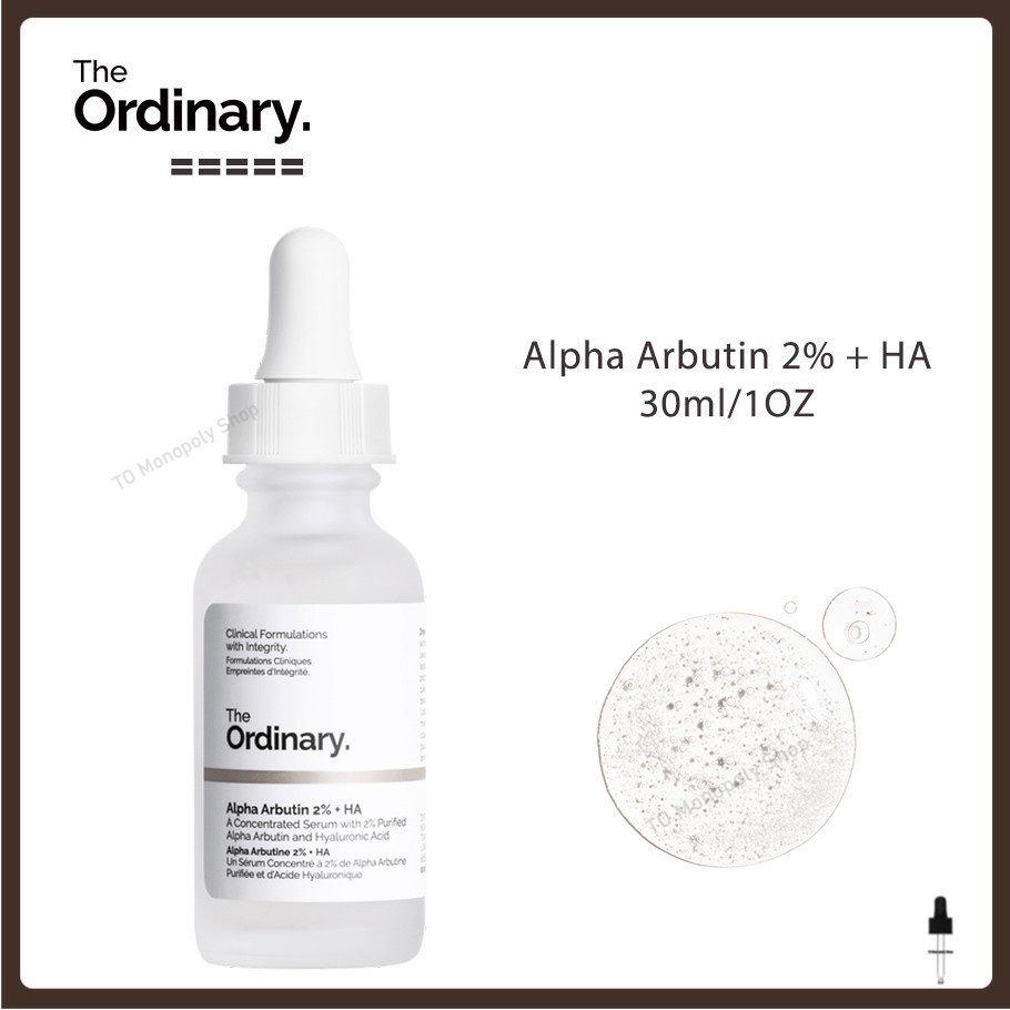 The Ordinary Alpha Arbutin 2% + HA for Dark Spots / Hyperpigmentation ...