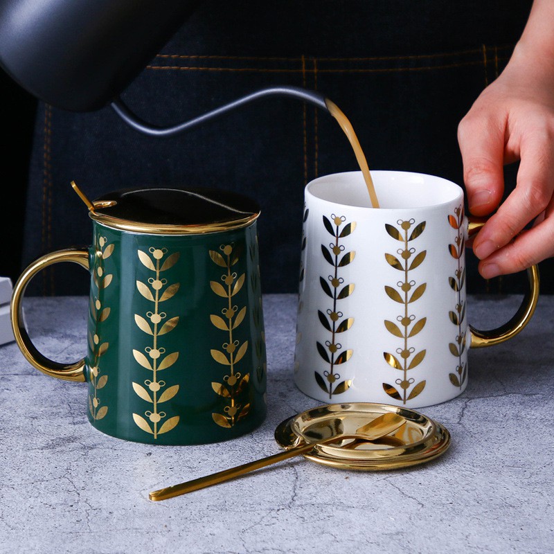 High-end Ceramic Mug Creative Coffee Cup Personality Nordic Light ...