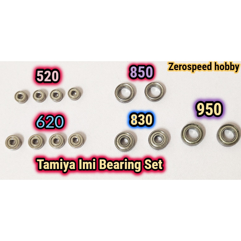 TAMIYA Mini 4WD Imi Bearing Set【520 620 830 850 950】 | Shopee Philippines