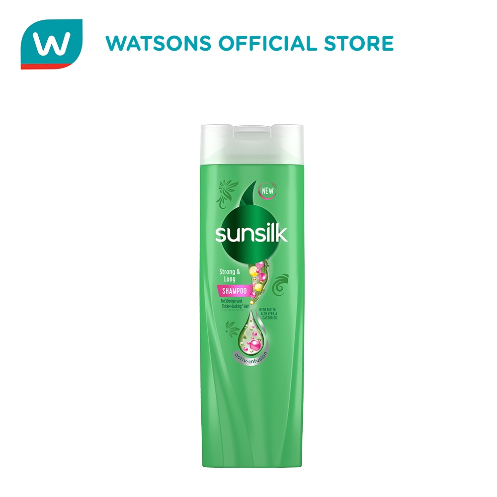 Sunsilk Shampoo Strong & Long 180ML | Shopee Philippines