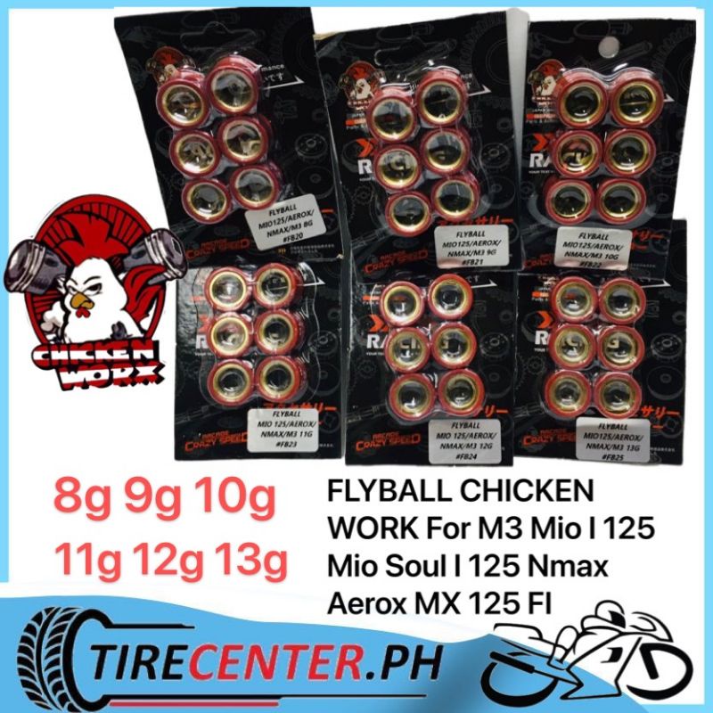 FLYBALL CHICKEN WORX For M3 Mio I 125 Mio Soul I 125 Nmax Aerox MX 125 FI | Shopee Philippines