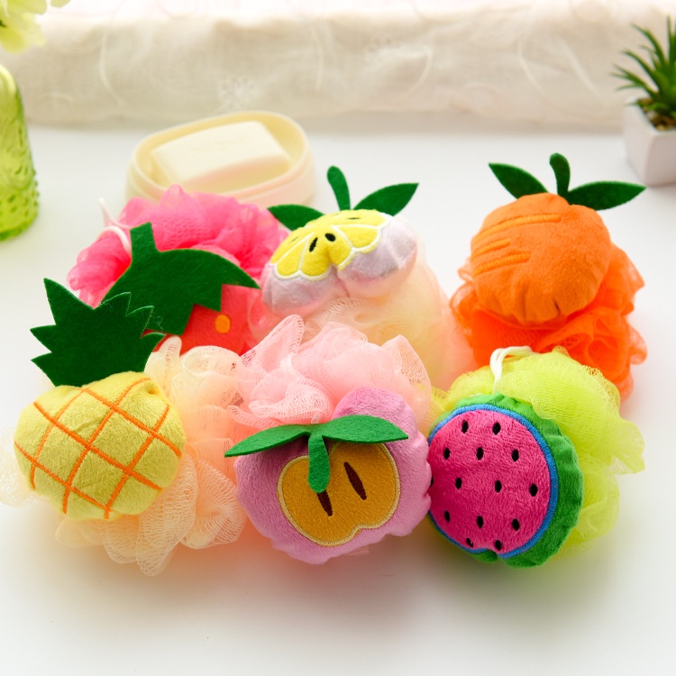 Cute fruit-shaped foam bath sponge BH09 | Shopee Philippines