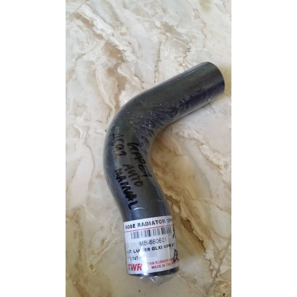 TWR Upper Radiator Hose for Lancer '93-'96 CB Itlog 4G92A GLXI AT and ...