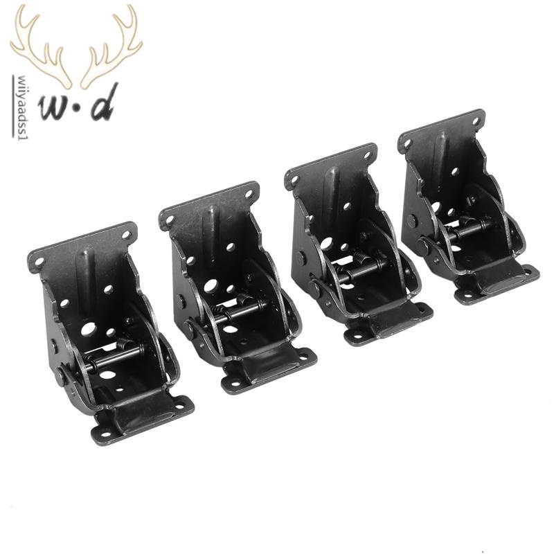 4Pcs Collapsible Support Frame Self-Locking Hinge Table Leg Fittings ...