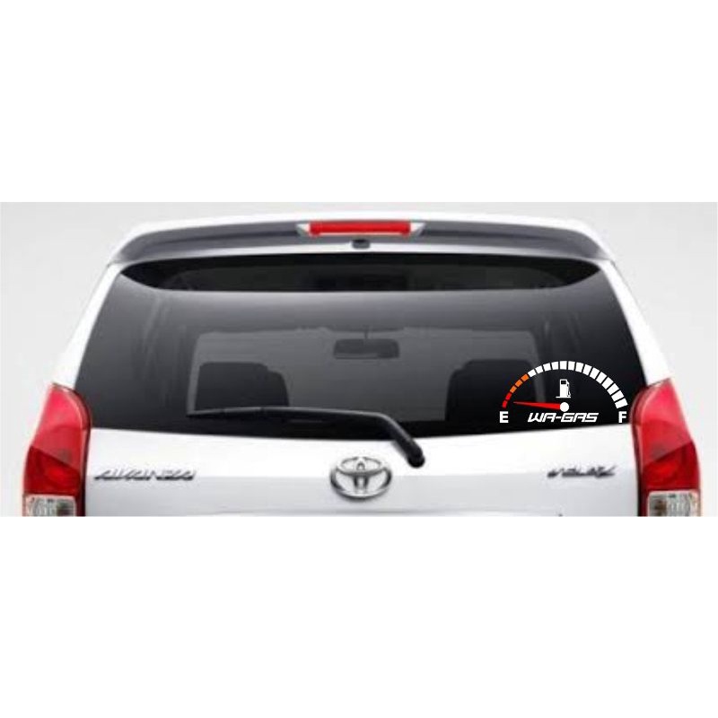 Toyota Avanza/Innova/Wigo/Vios/Fortuner/Rush Empty Gas Caution Sticker ...