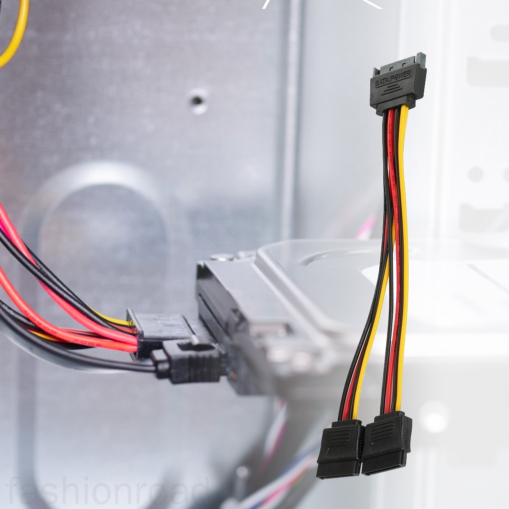 SATA Power Y-splitter Power Cable Adapter Male To Female Converter 1 ...