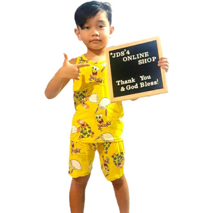 TERNO P&B KIDS SANDO&SHORT(SMALL & MEDIUM) | Shopee Philippines