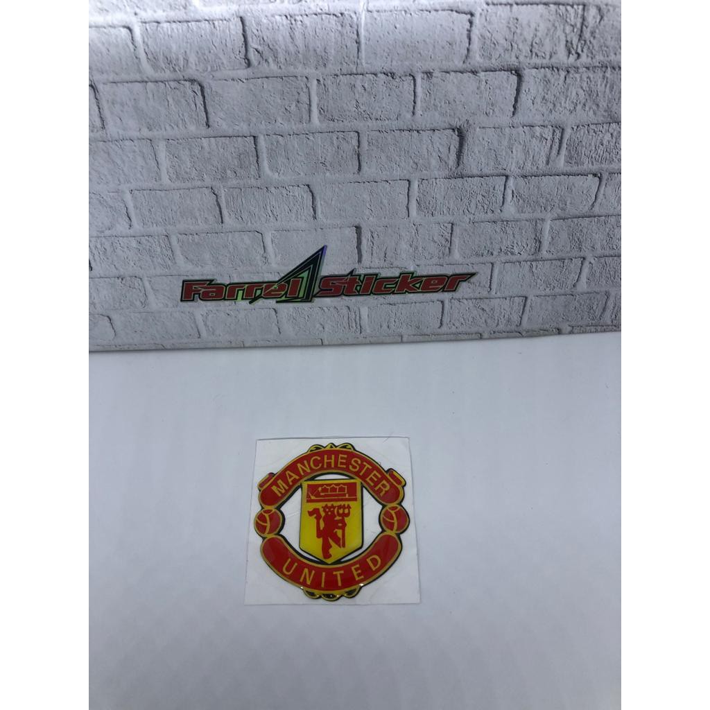 Manchester united stickers, your mini embossed stickers | Shopee ...