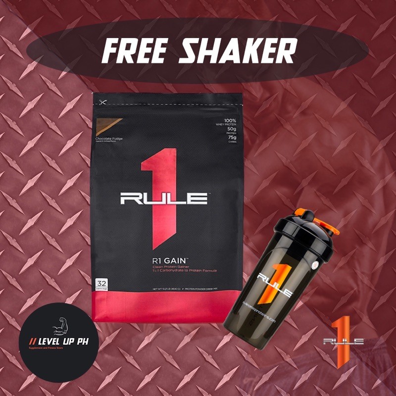 Rule 1 Gain 10 lbs with free shaker | Shopee Philippines