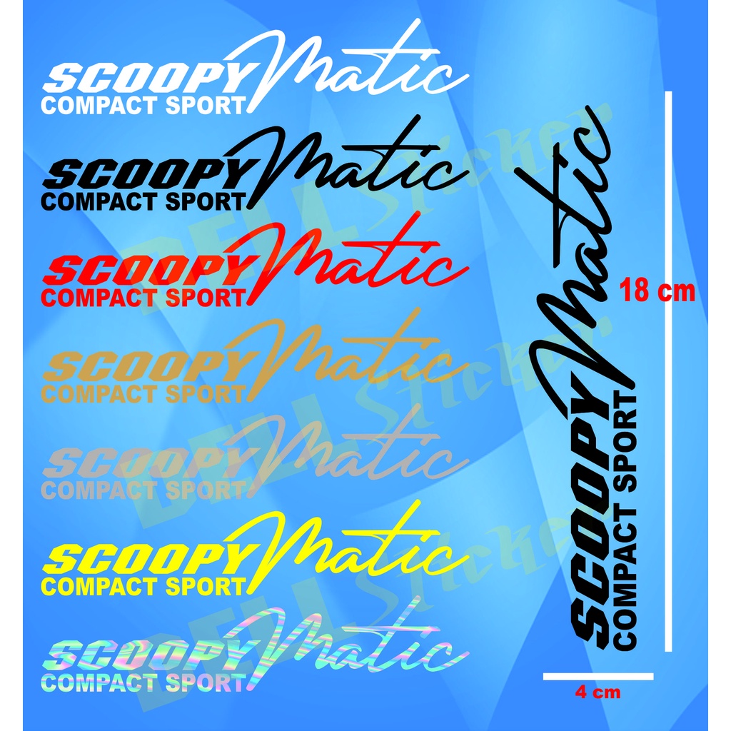 Sticker Listing Cutting Sticker - Sticker Lis Variation Of Honda ...